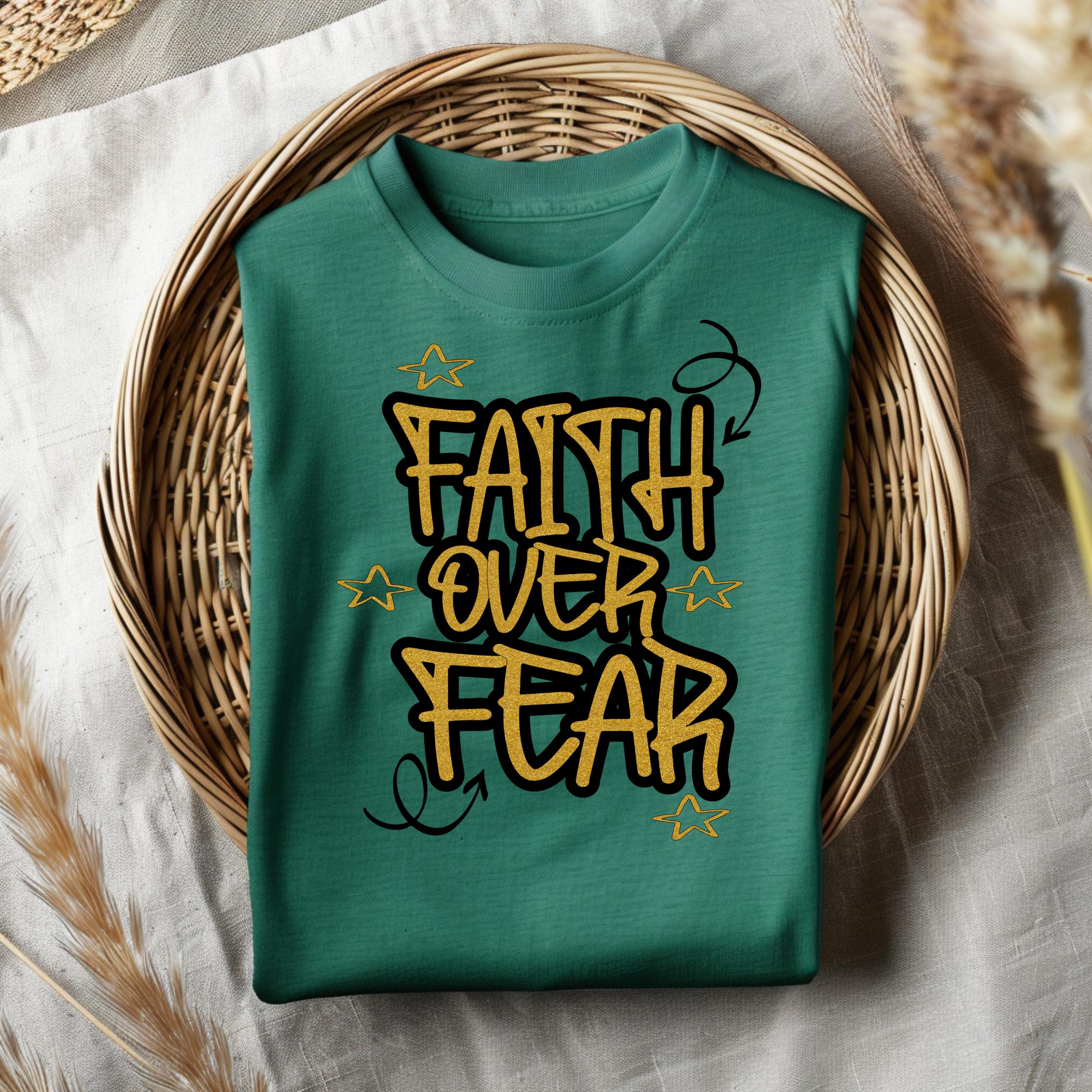 FAITH OVER FEAR Png File - Etsy