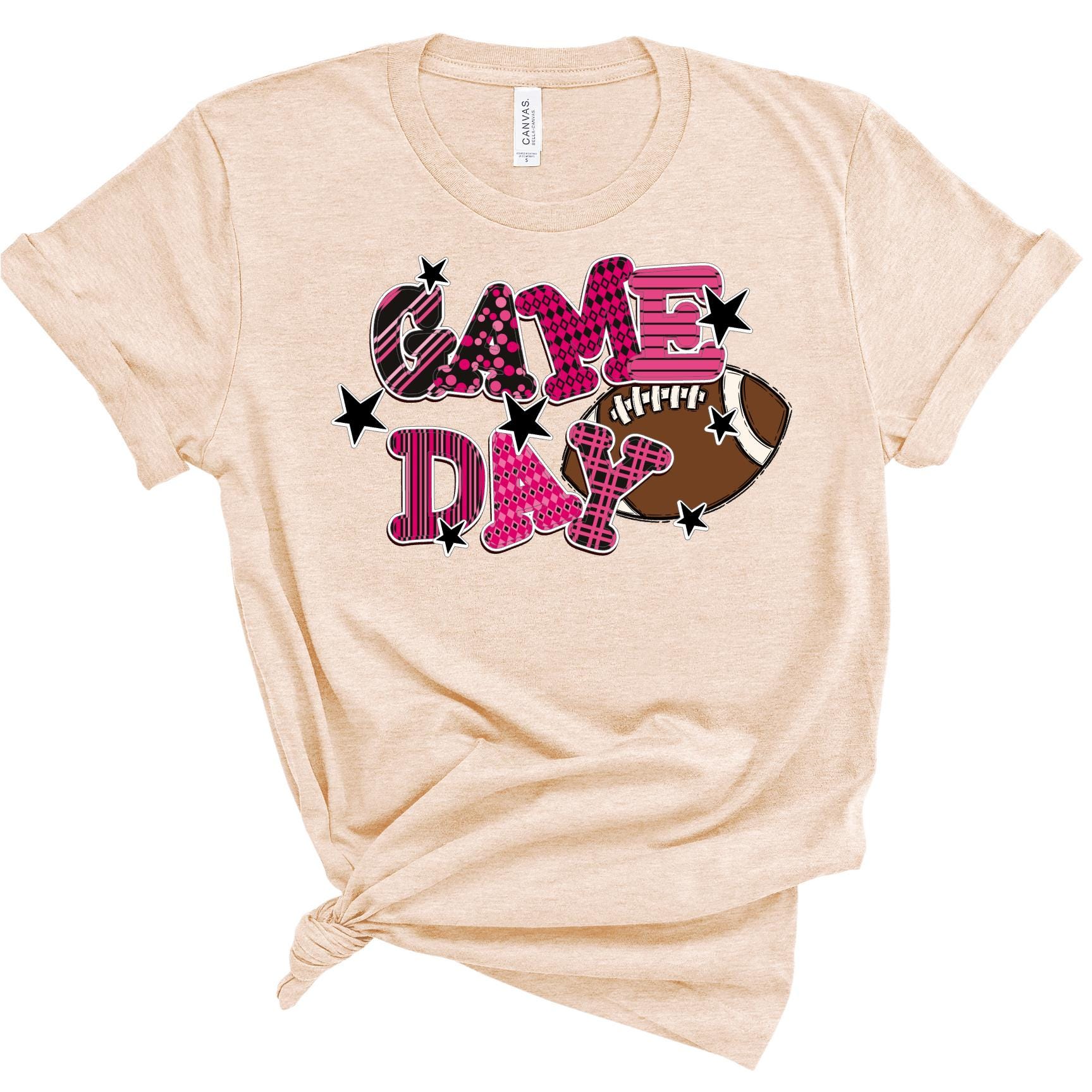 GAME DAY 4 Different Colors With 6 Designs Each PNG Instant Download - Etsy