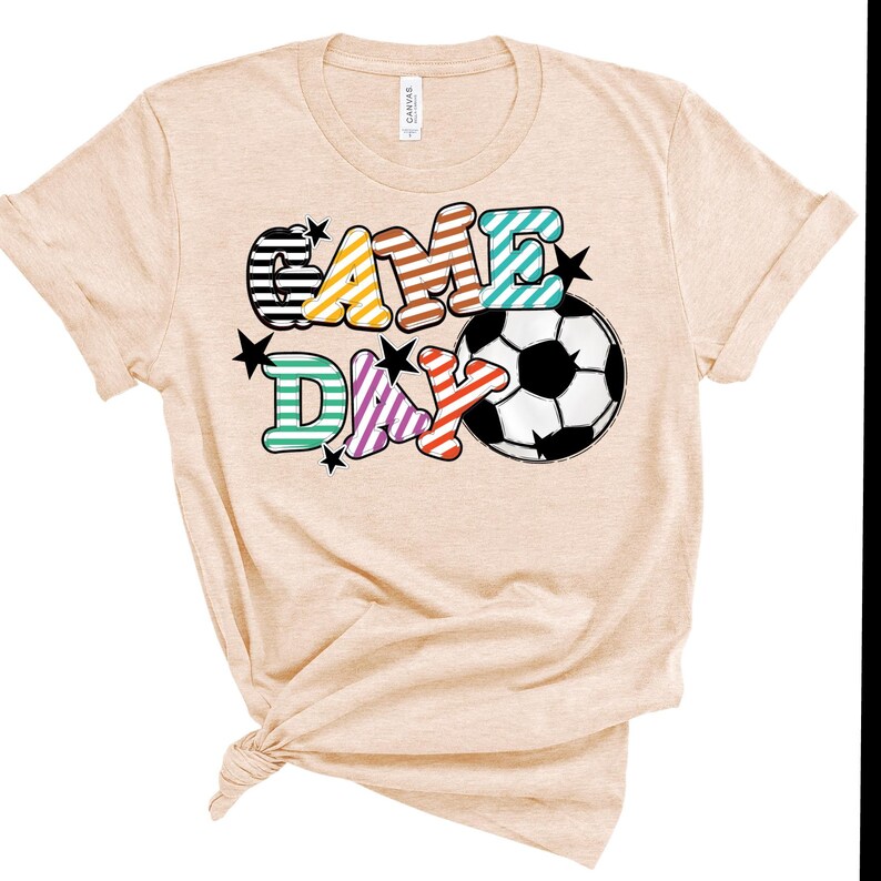 GAME DAY 4 Different Colors With 6 Designs Each PNG Instant Download - Etsy