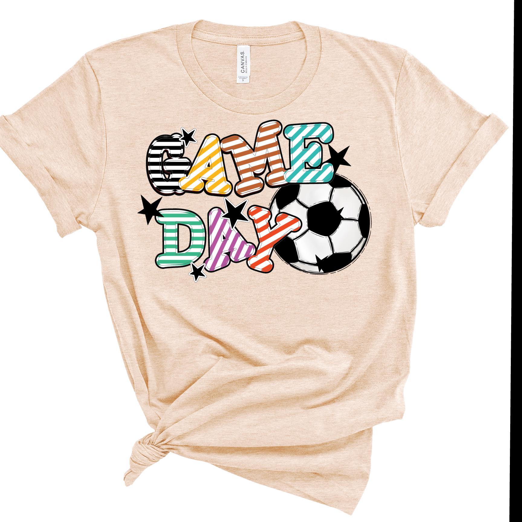 GAME DAY 4 Different Colors With 6 Designs Each PNG Instant Download - Etsy