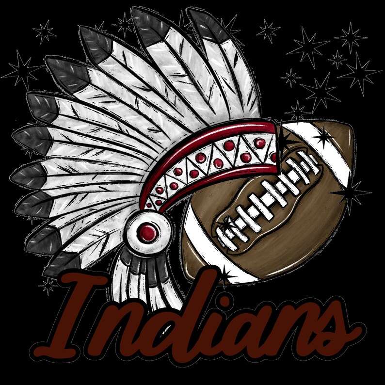 Indians Mascot PNG File - Etsy