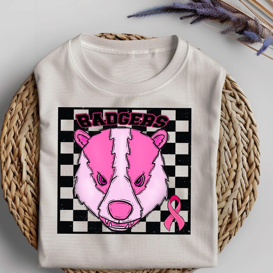 Pink Badger Breast Caner Awareness - Etsy