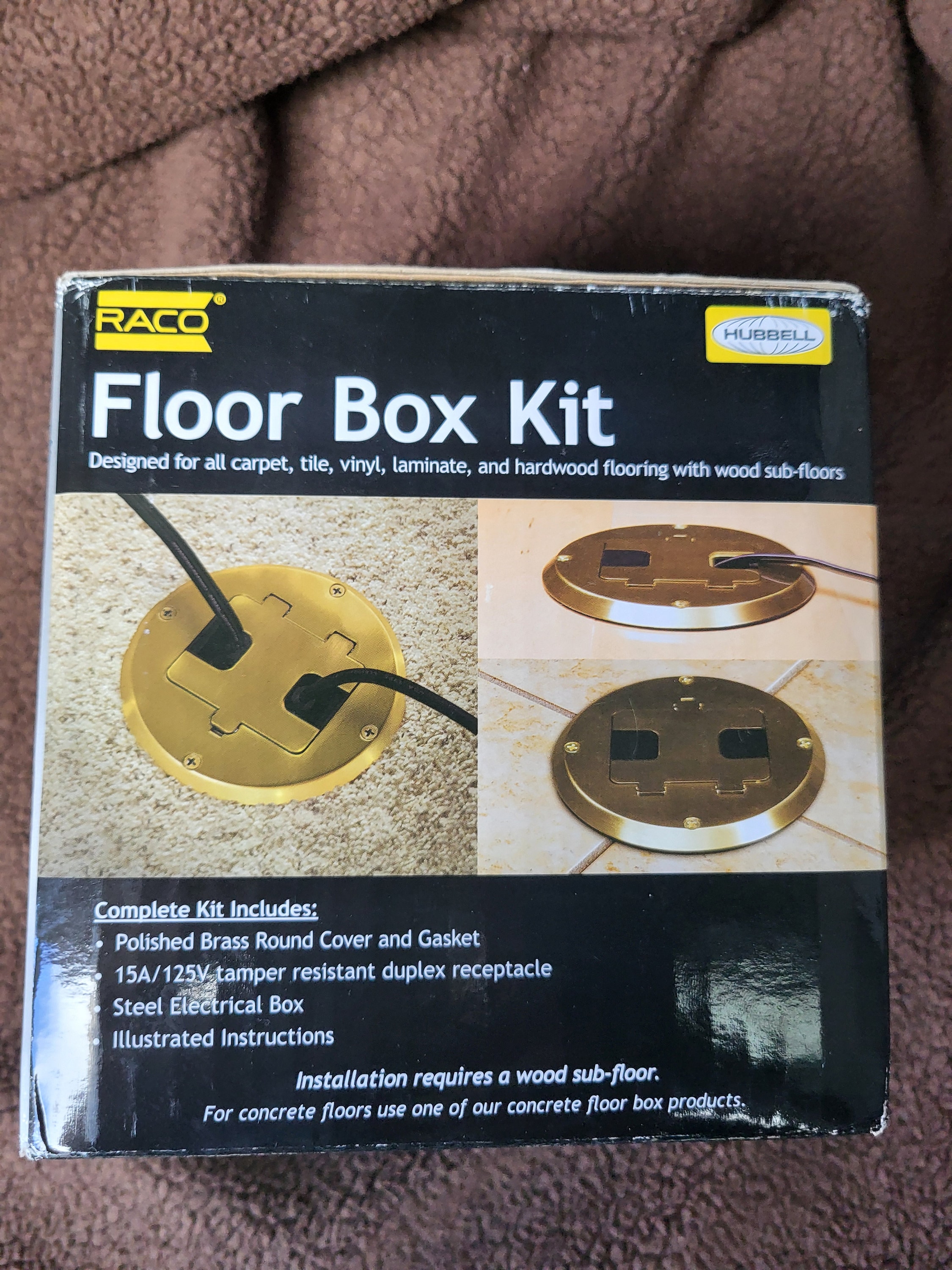 Outlet. Floor Box Kit, Brass. - Etsy