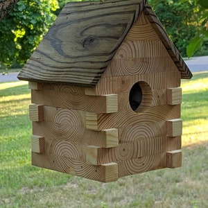 End Grain Birdhouse - Etsy
