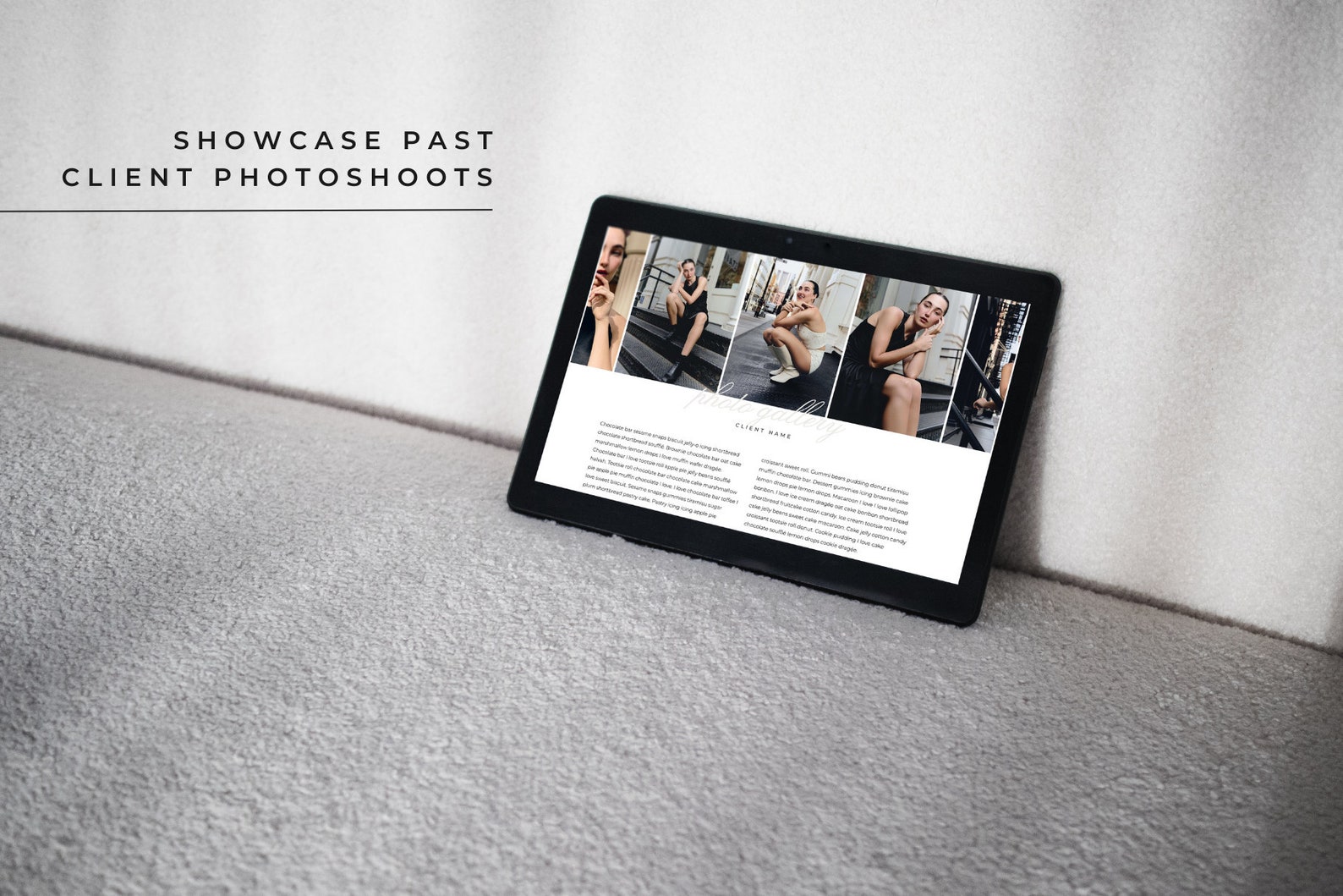 Photo Gallery Bundle Showit Templates | Photographer Showit Canvas ...