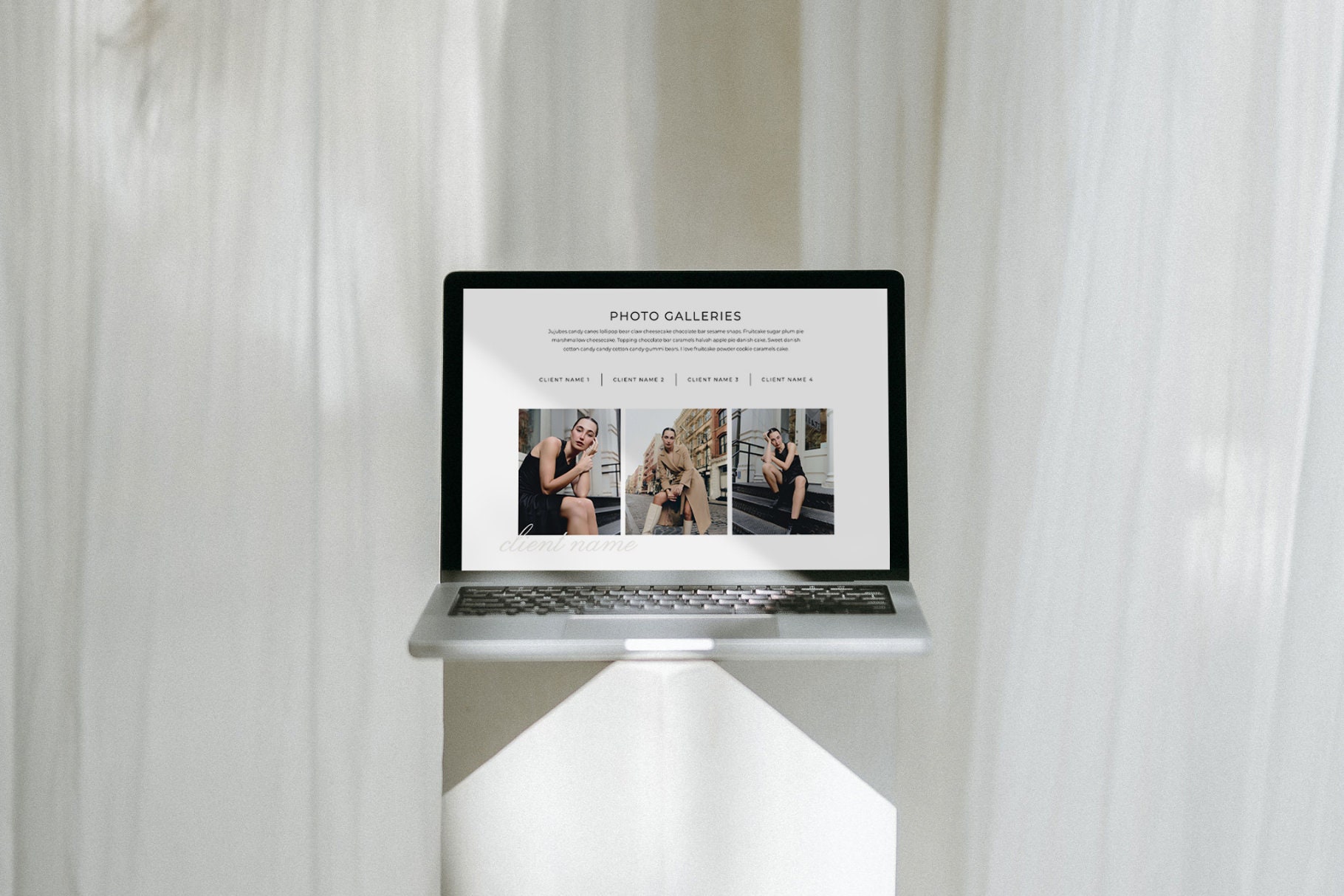 Photo Gallery Bundle Showit Templates | Photographer Showit Canvas ...