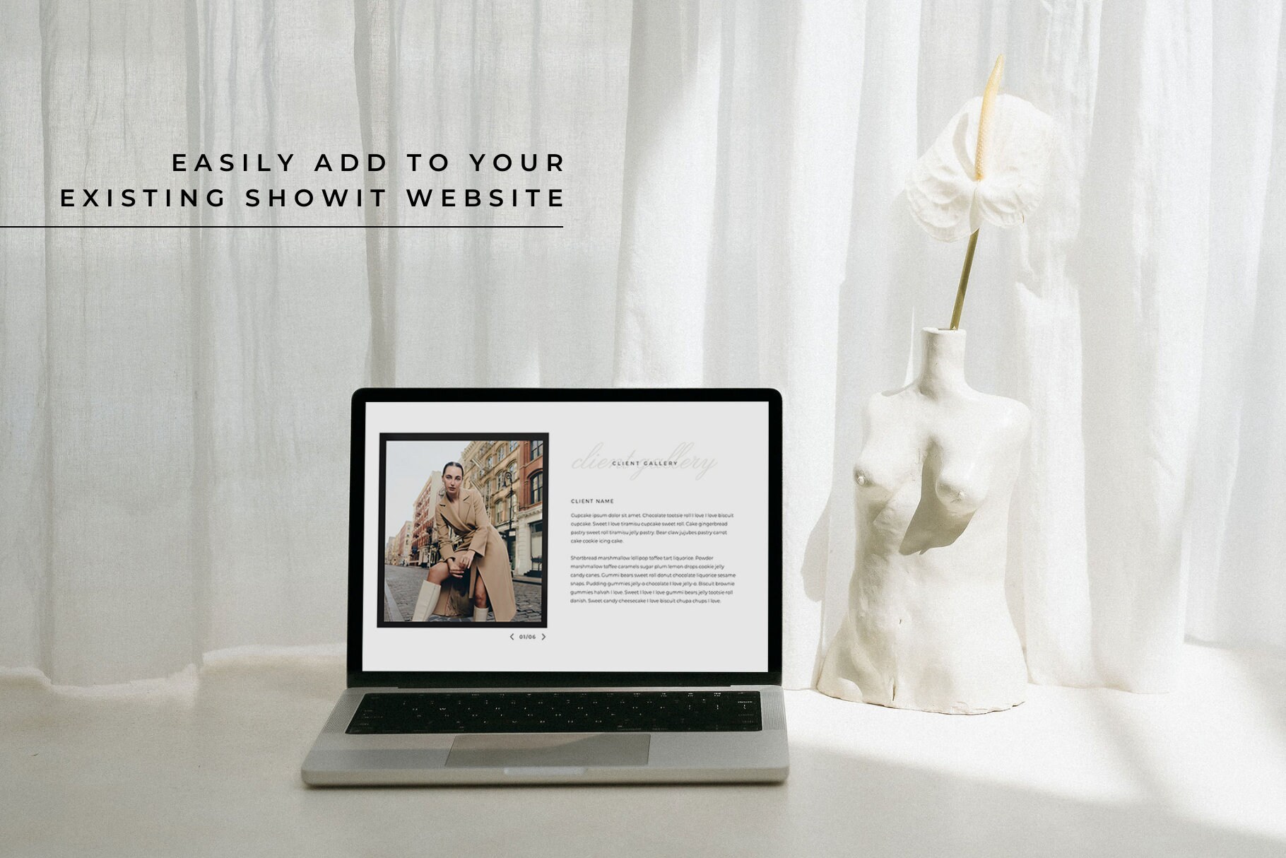 Photo Gallery Bundle Showit Templates | Photographer Showit Canvas ...