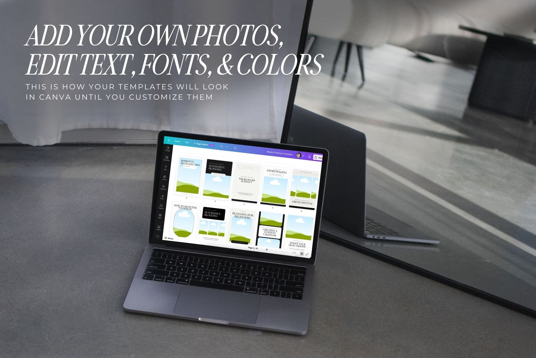 Modern Pinterest Templates for Bloggers and Businesses Pinterest ...