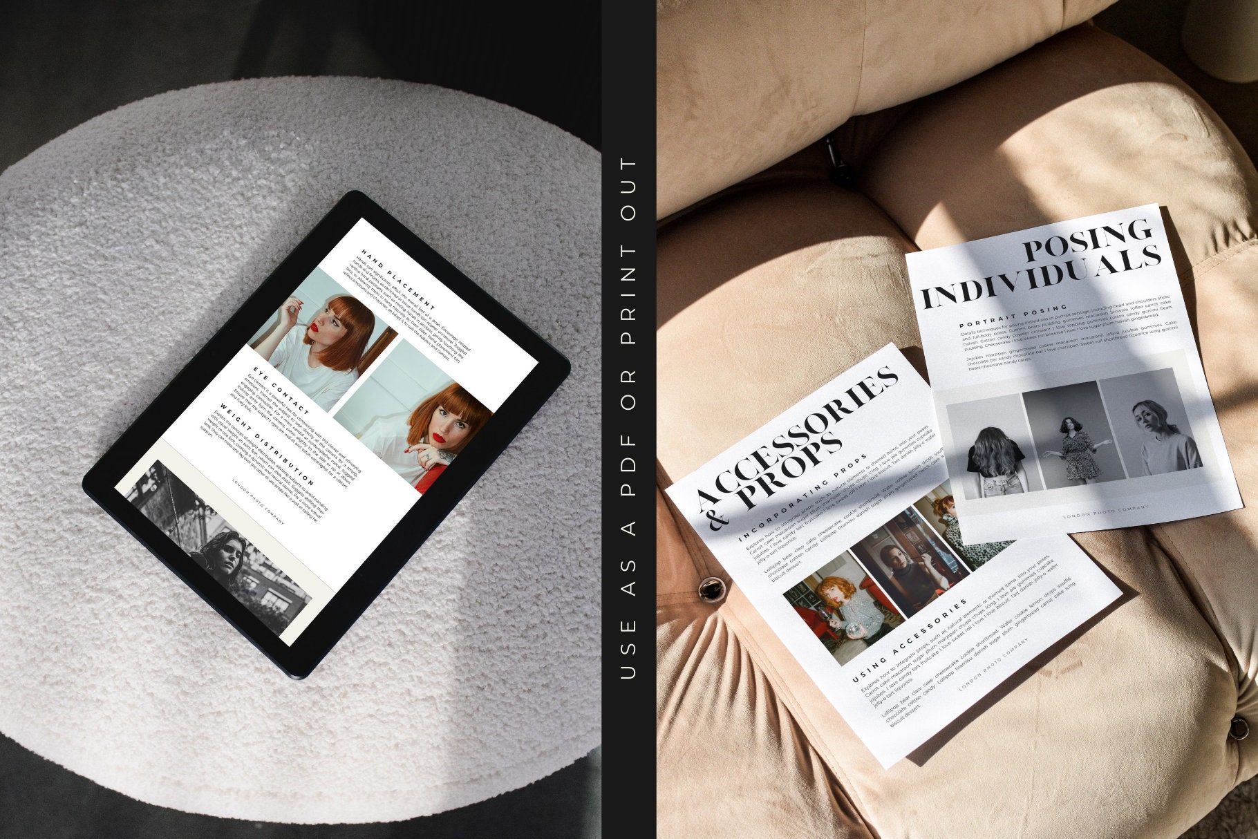 Photography Posing Guide Template Posing Template Ebook Template ...