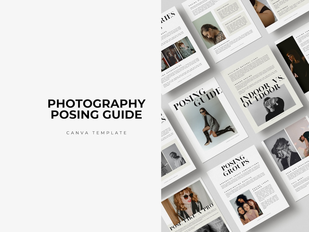 Photography Posing Guide Template Posing Template Ebook Template ...