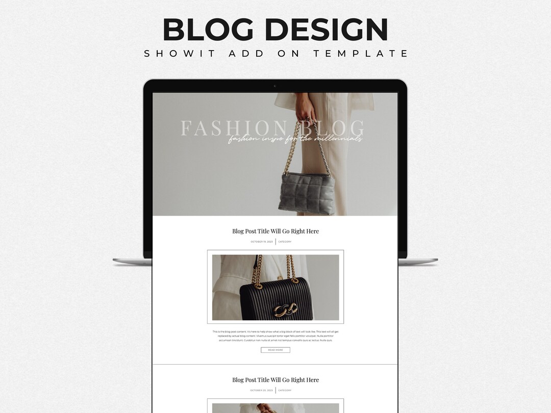 Blog Template | Showit Template | Blogger Template | Web Site Design ...
