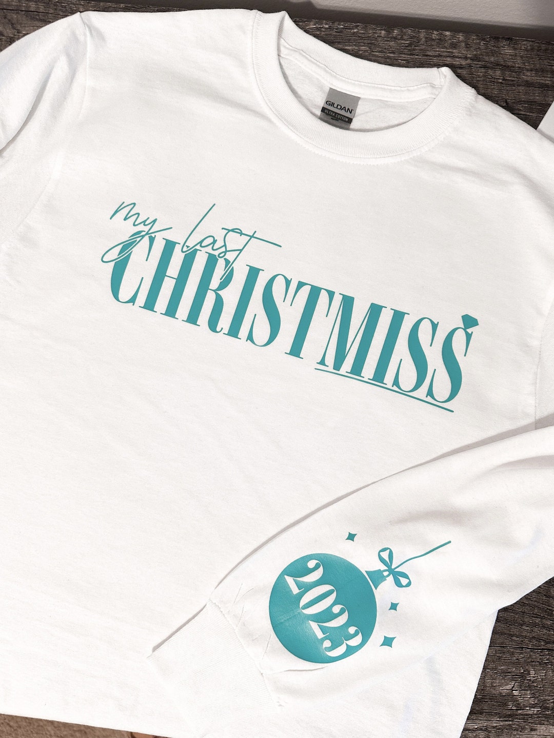 My Last Christmiss Personalized Long Sleeve Shirt, Personalized Last ...