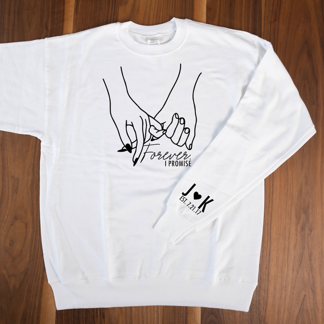 Pinky Promise Sweater, Forever I Promise Sweater, Personalized Pinky ...
