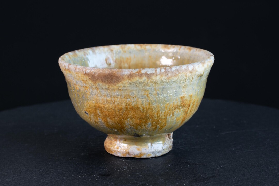 Tenmoku Glazed Tea Bowl, 100ml Anagama Wood-fired Handmade Teaware - Etsy