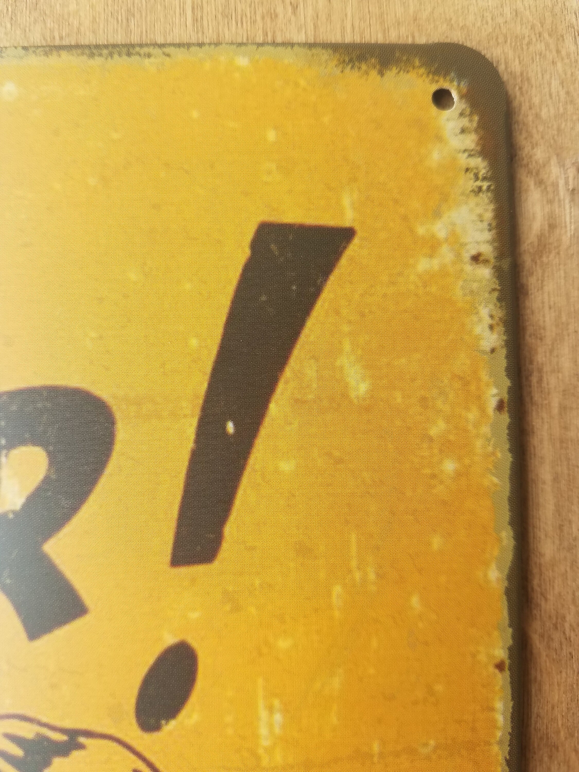 Vintage Nostalgic Metal Sign Free Beer! Tomorrow / 12"x 8" Sign Mounted ...