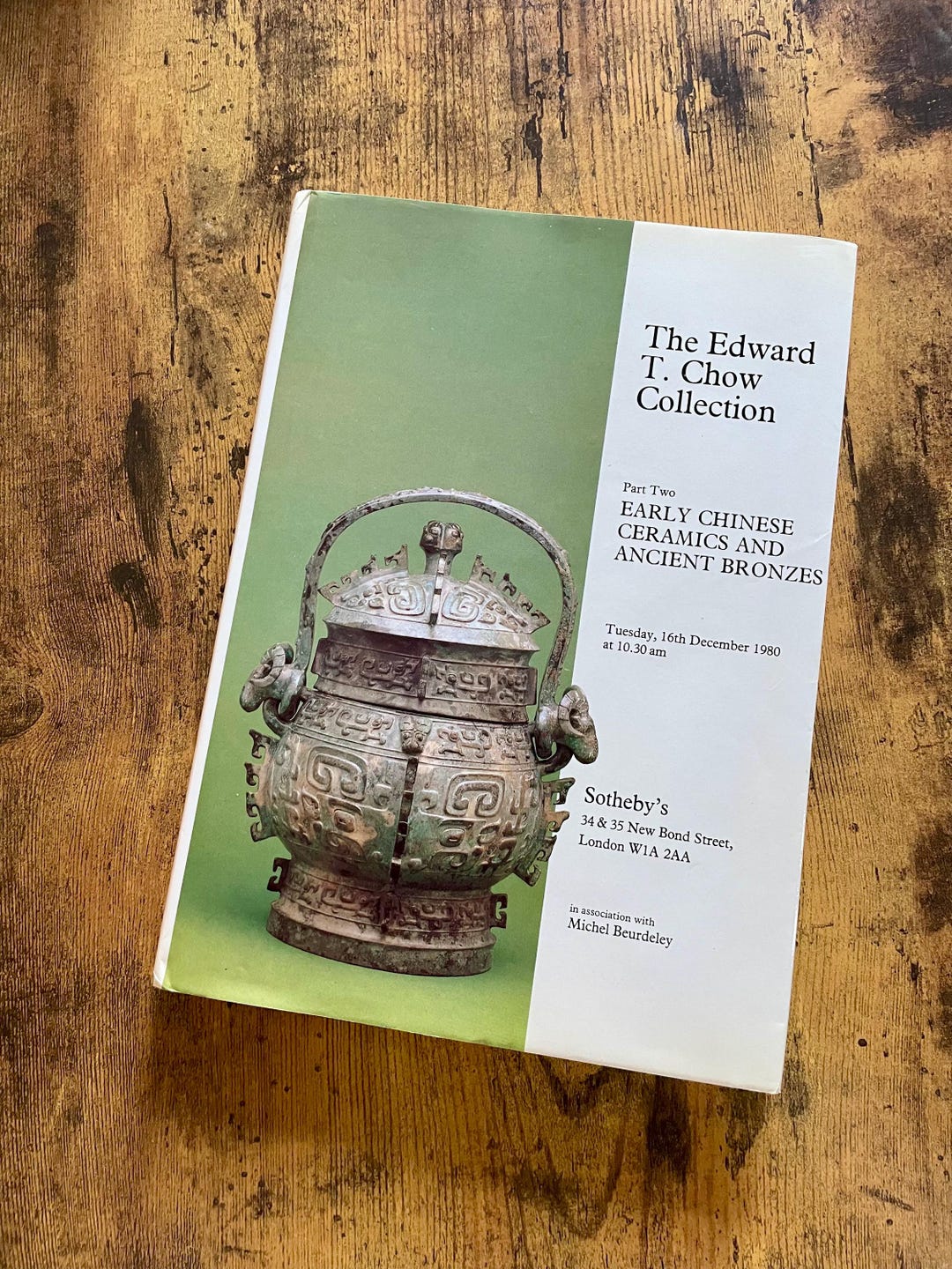 Book: the Edward T. Chow Collection - Part 2 - Auction Catalog - 1980 ...