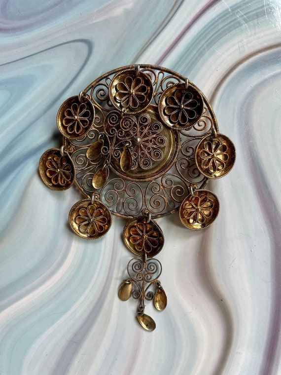 Norwegian traditional brooch - Gem