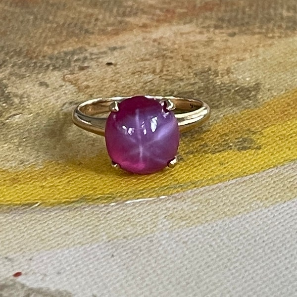 Star Ruby Ring - Etsy
