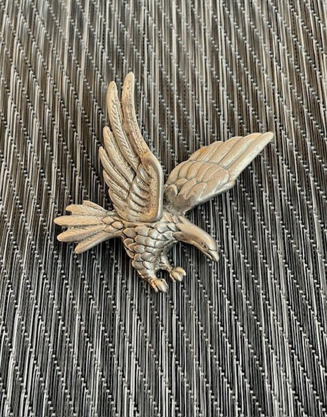 Large, Fierce Sterling Flying Eagle Brooch Pin - Vintage - Etsy
