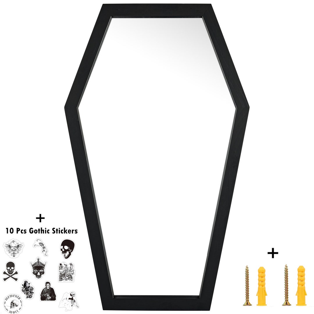 Gothvanity Coffin Mirror Gothic Decor for Bedroom,living Room or ...