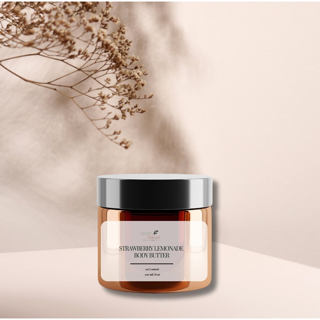 Whipped Strawberry Lemonade Body Butter || Organic || 100% Natural - Etsy