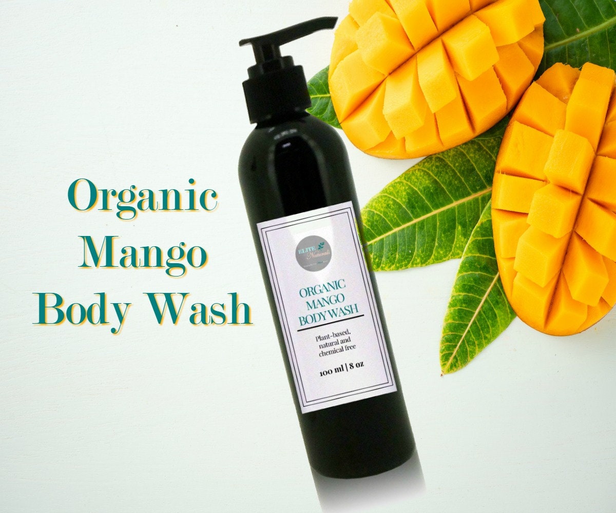 Organic Mango Body Wash Natural Shower Gel Organic 100% Natural - Etsy