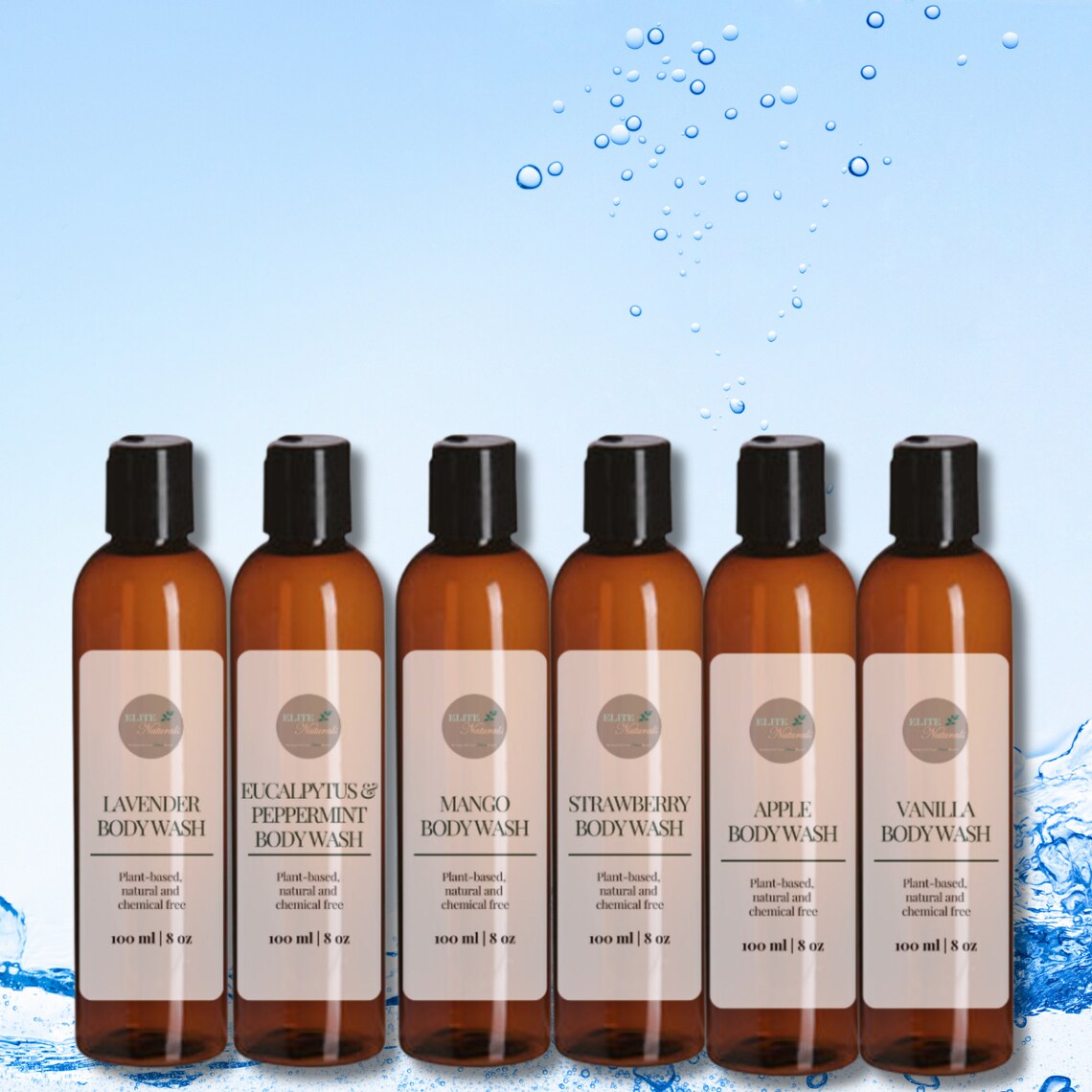 Organic Lavender Body Wash || Natural Shower Gel || Organic ∙ 100% ...