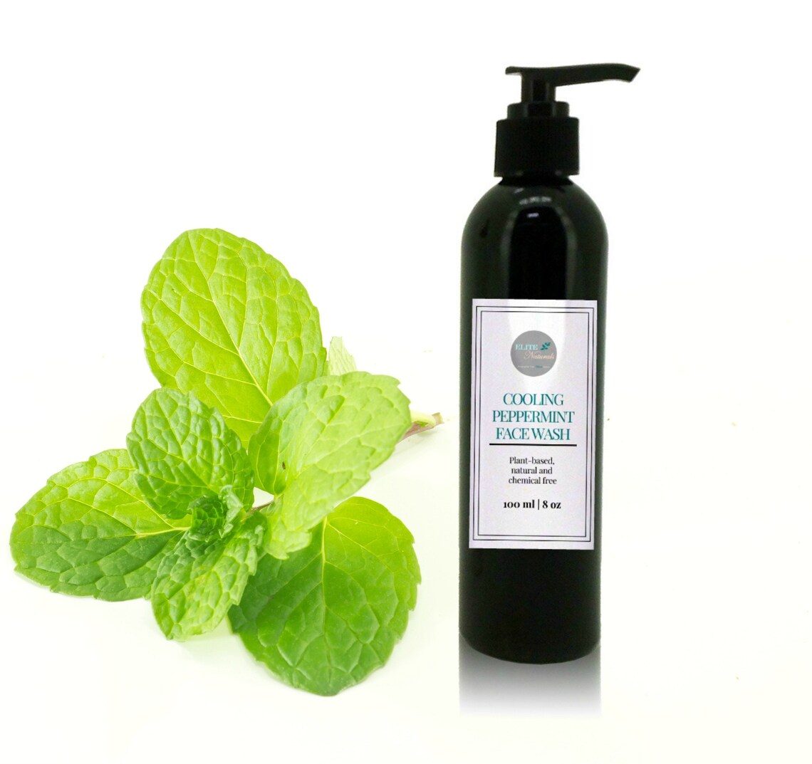 Cooling Peppermint Face Wash || Face Wash || Organic || 100% Natural - Etsy
