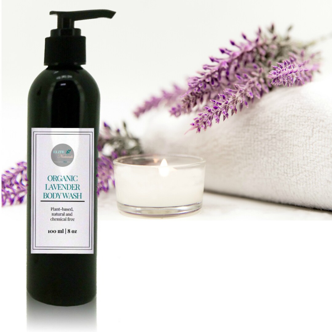 Organic Lavender Body Wash Natural Shower Gel Organic - Etsy