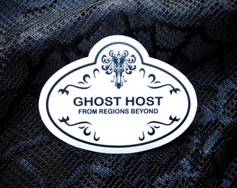 Haunted Mansion Ghost Host Sticker & Magnet - Etsy