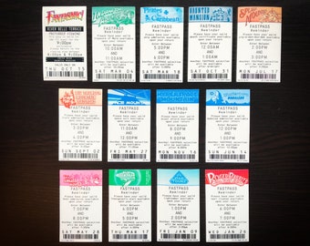 Star Tours Classic Fast Pass Sticker, Disneyland Fastpass Sticker ...