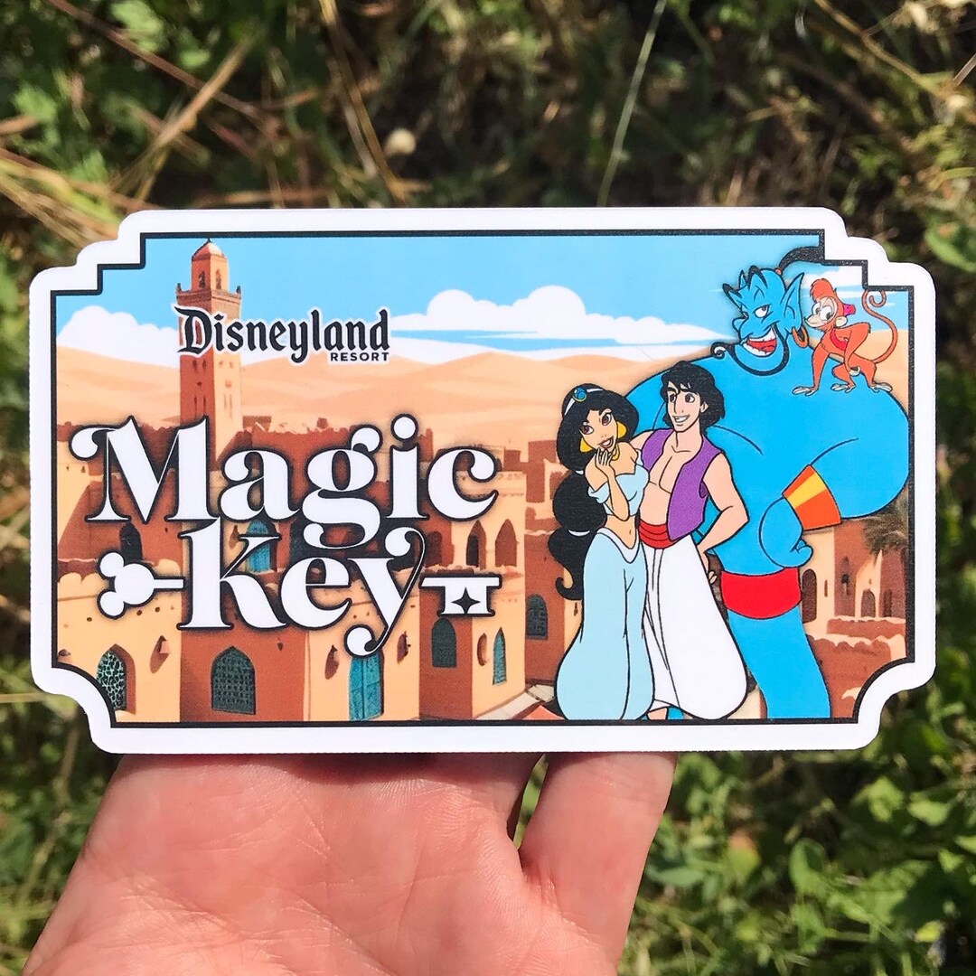 Magic Key Aladdin Sticker & Magnet - Etsy