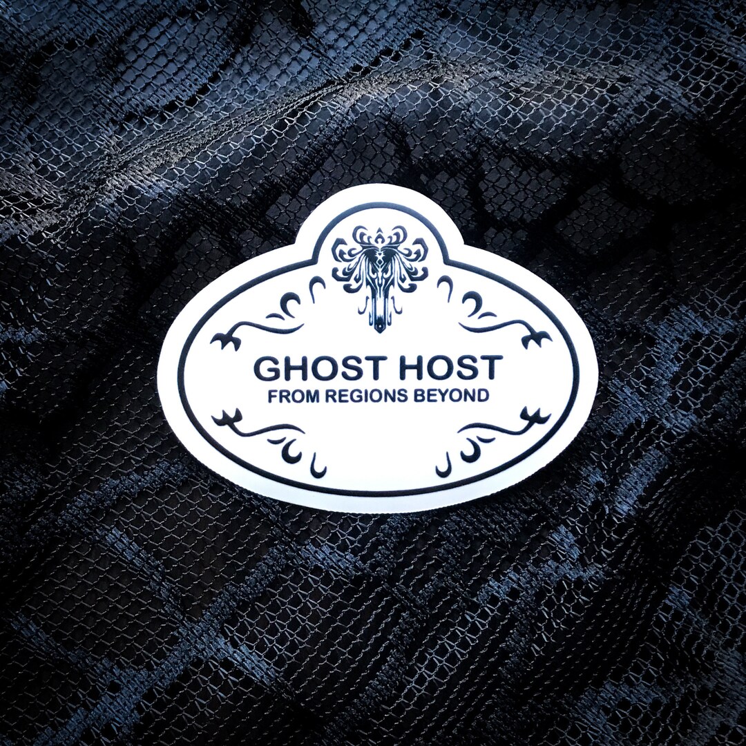 Haunted Mansion Ghost Host Sticker & Magnet - Etsy