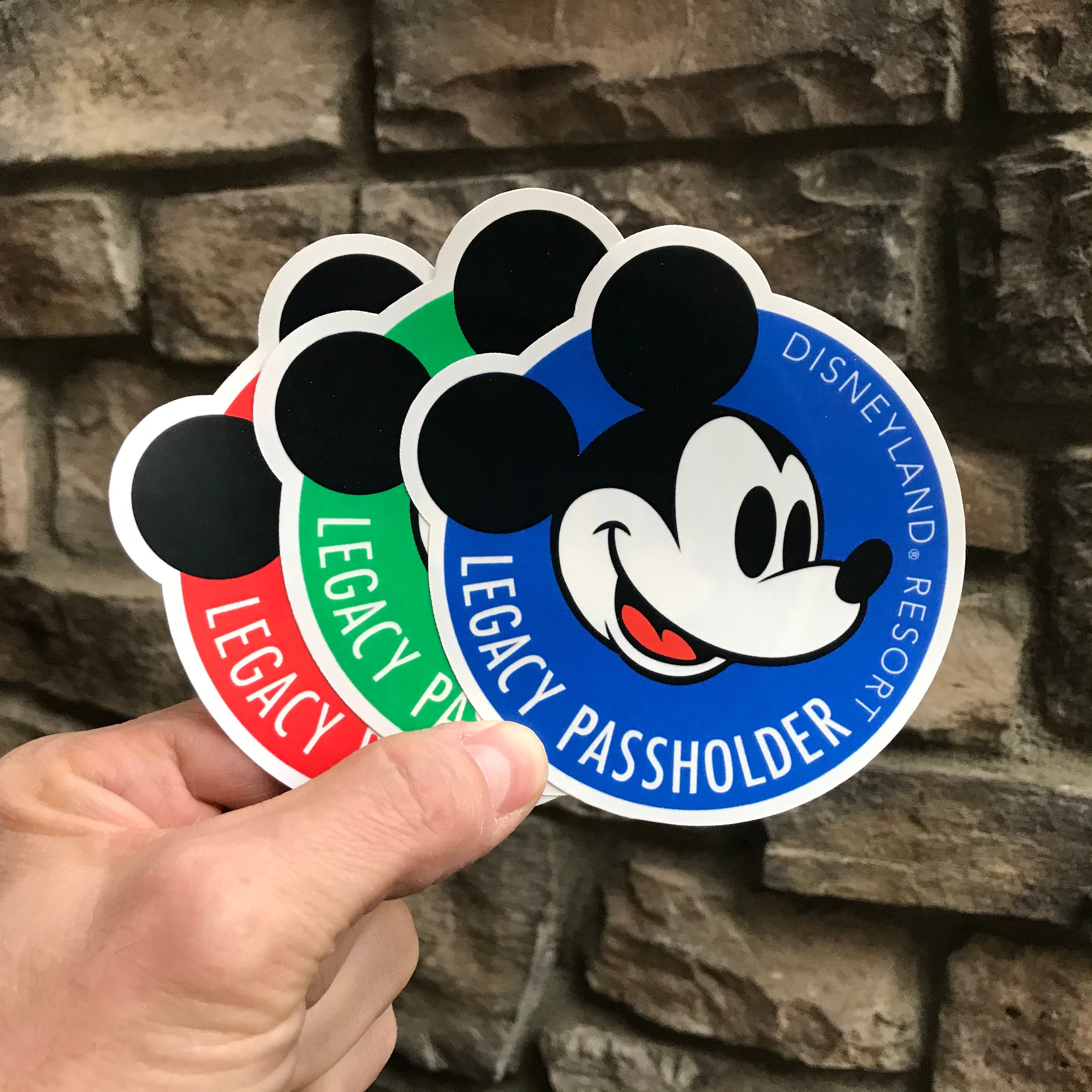 Disneyland Legacy Passholder Sticker & Magnet - Etsy