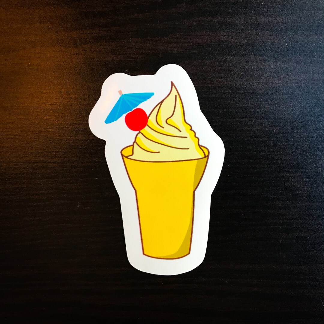 Dole Whip Sticker & Magnet - Etsy