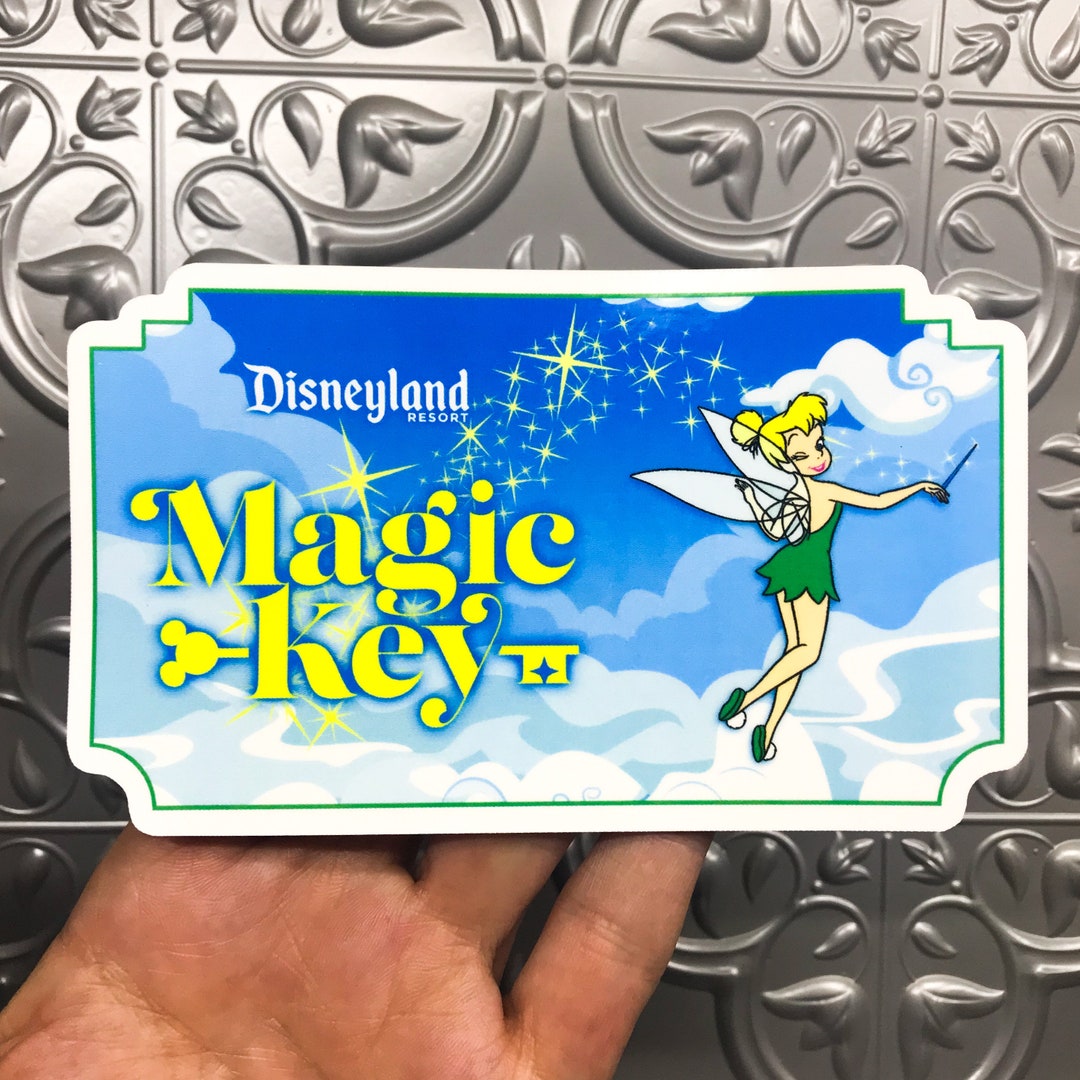 Magic Key Tinker Bell Sticker & Magnet - Etsy