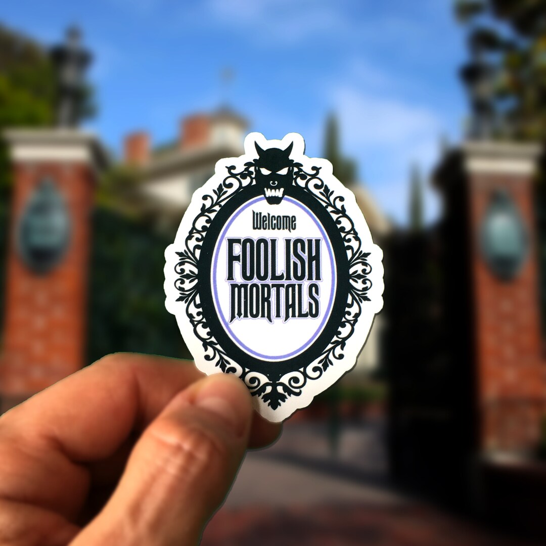 Welcome Foolish Mortals Sticker & Magnet - Etsy