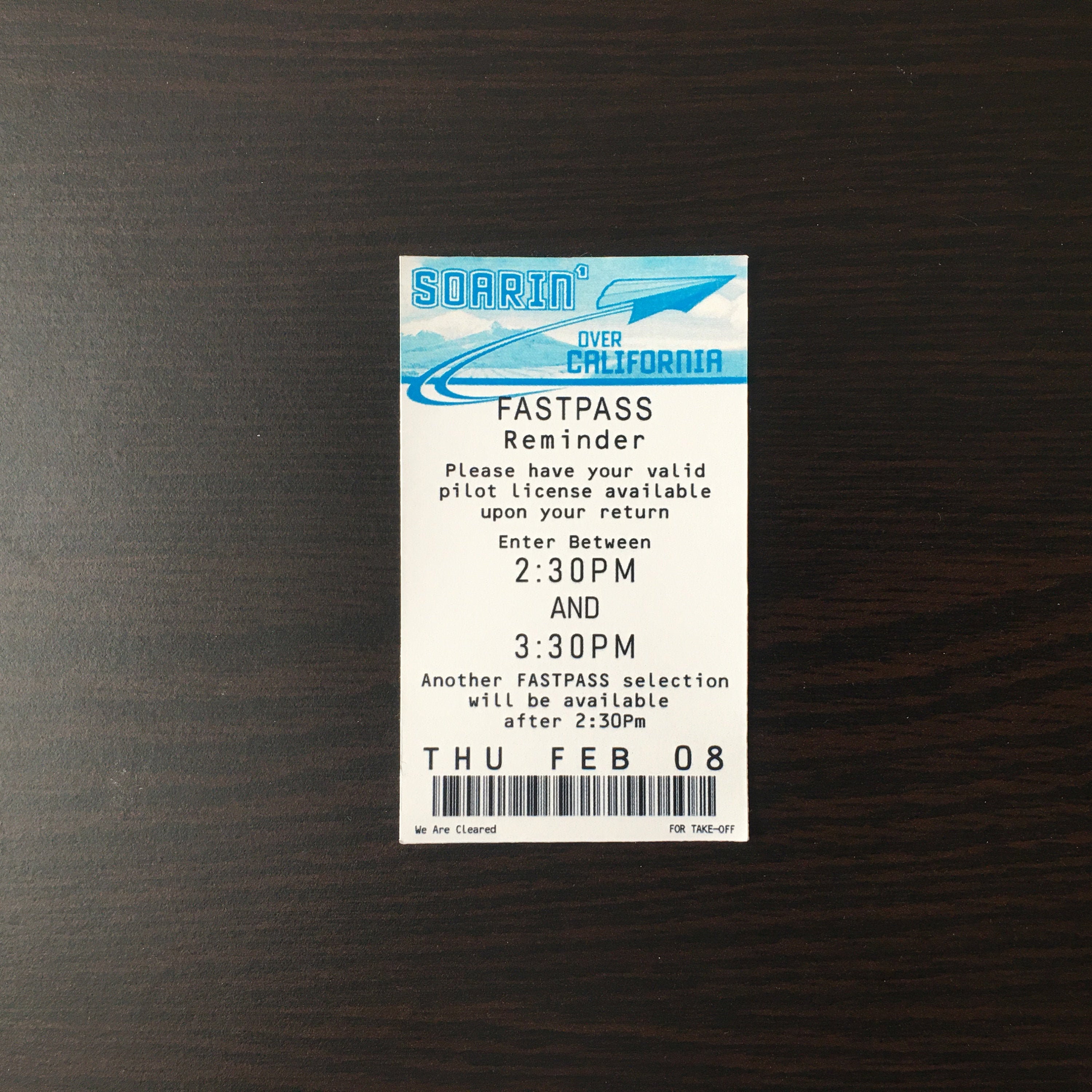 Soarin Over California Fastpass Sticker & Magnet | Etsy