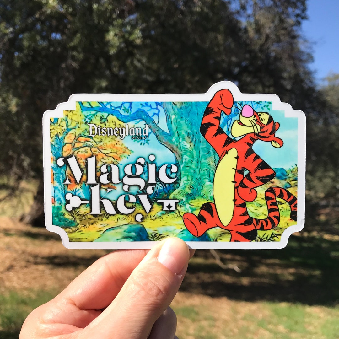 Magic Key Tigger Sticker & Magnet - Etsy