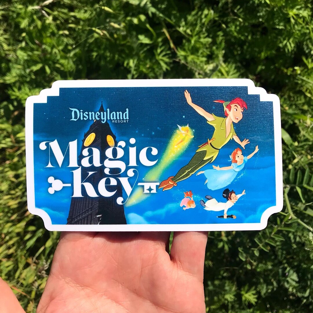 Magic Key Peter Pan Sticker & Magnet - Etsy