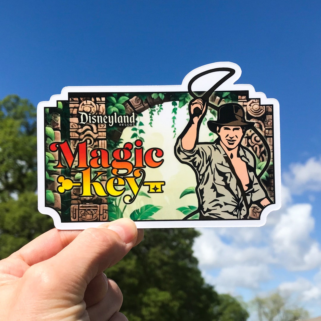 Magic Key Indiana Jones Sticker & Magnet - Etsy