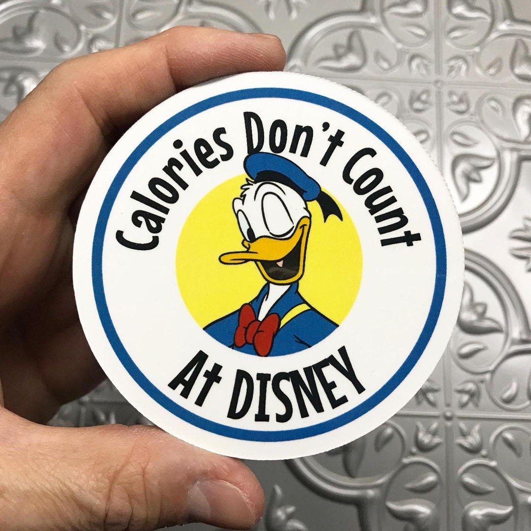 Calories Don't Count at Disney Sticker & Magnet - Etsy