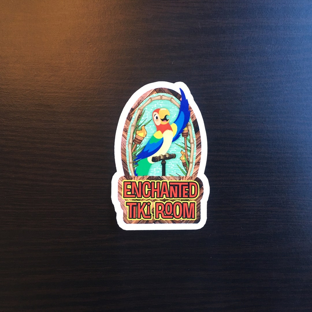 Enchanted Tiki Room Sticker & Magnet - Etsy
