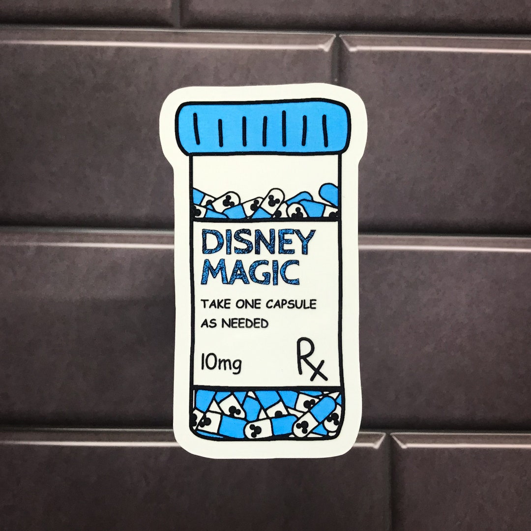 Disney Magic Pill Stickers & Magnets - Etsy
