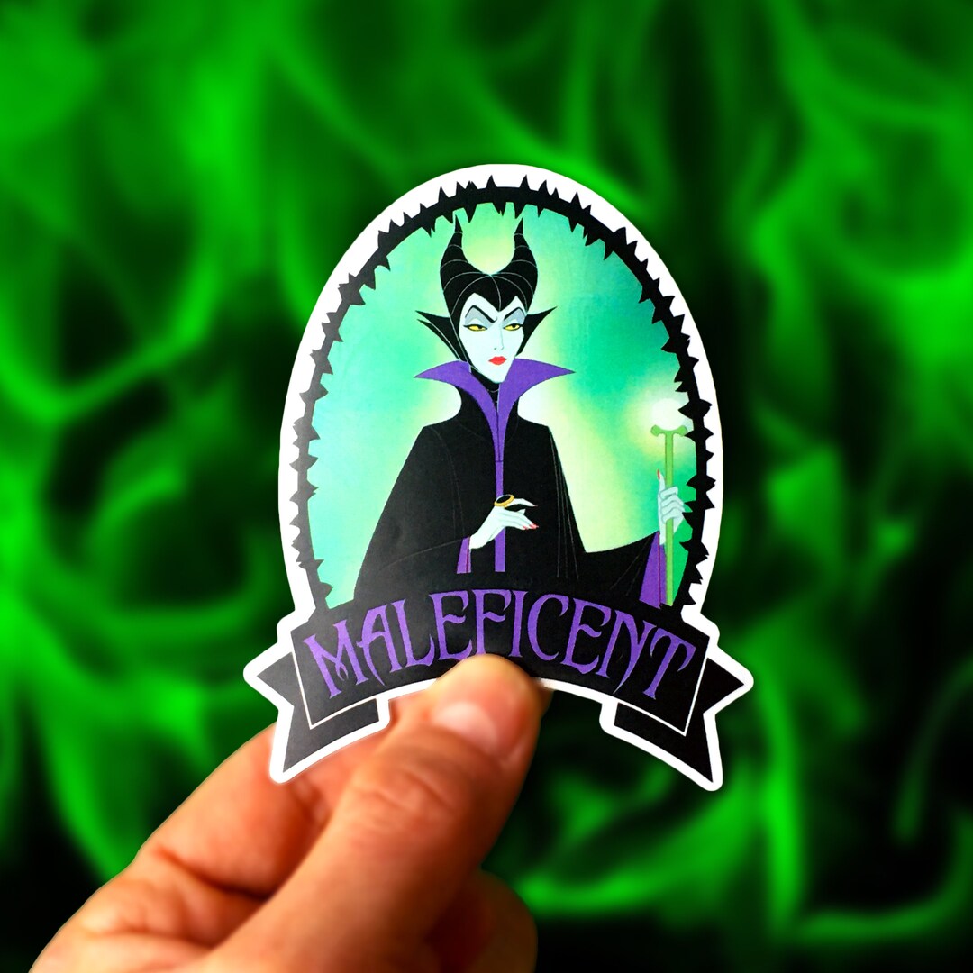 Maleficent Sticker & Magnet - Etsy