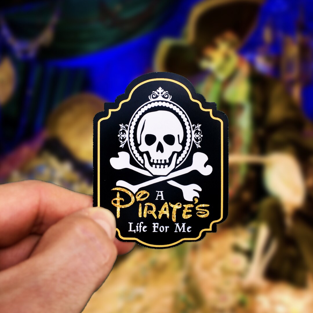 A Pirates Life for Me Sticker & Magnet - Etsy
