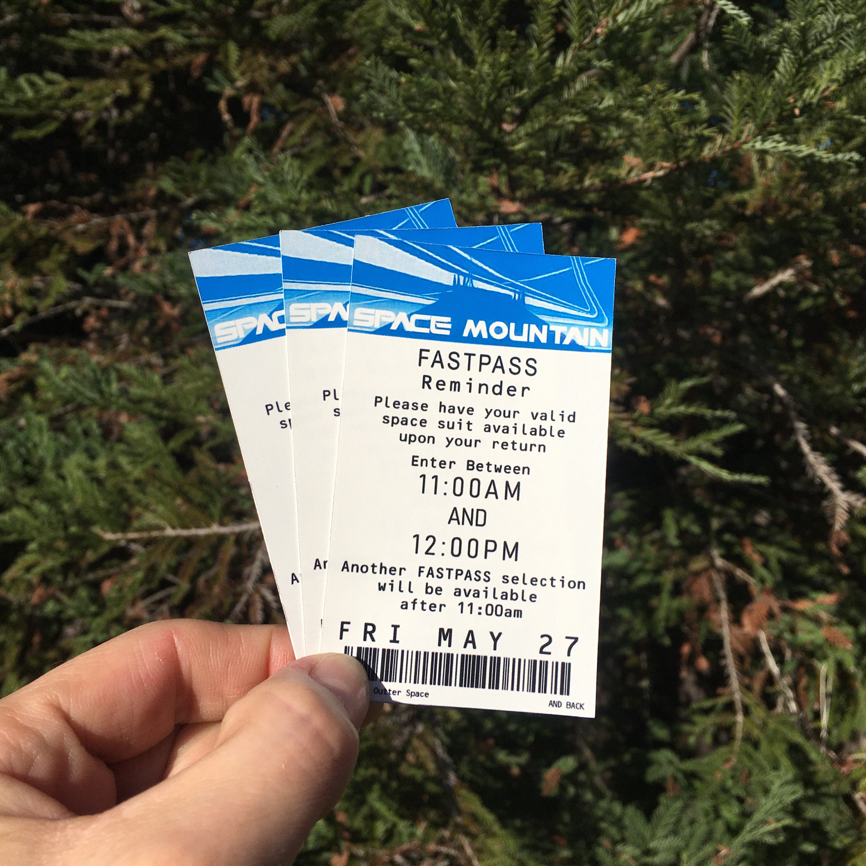 Space Mountain Fastpass Sticker & Magnet - Etsy