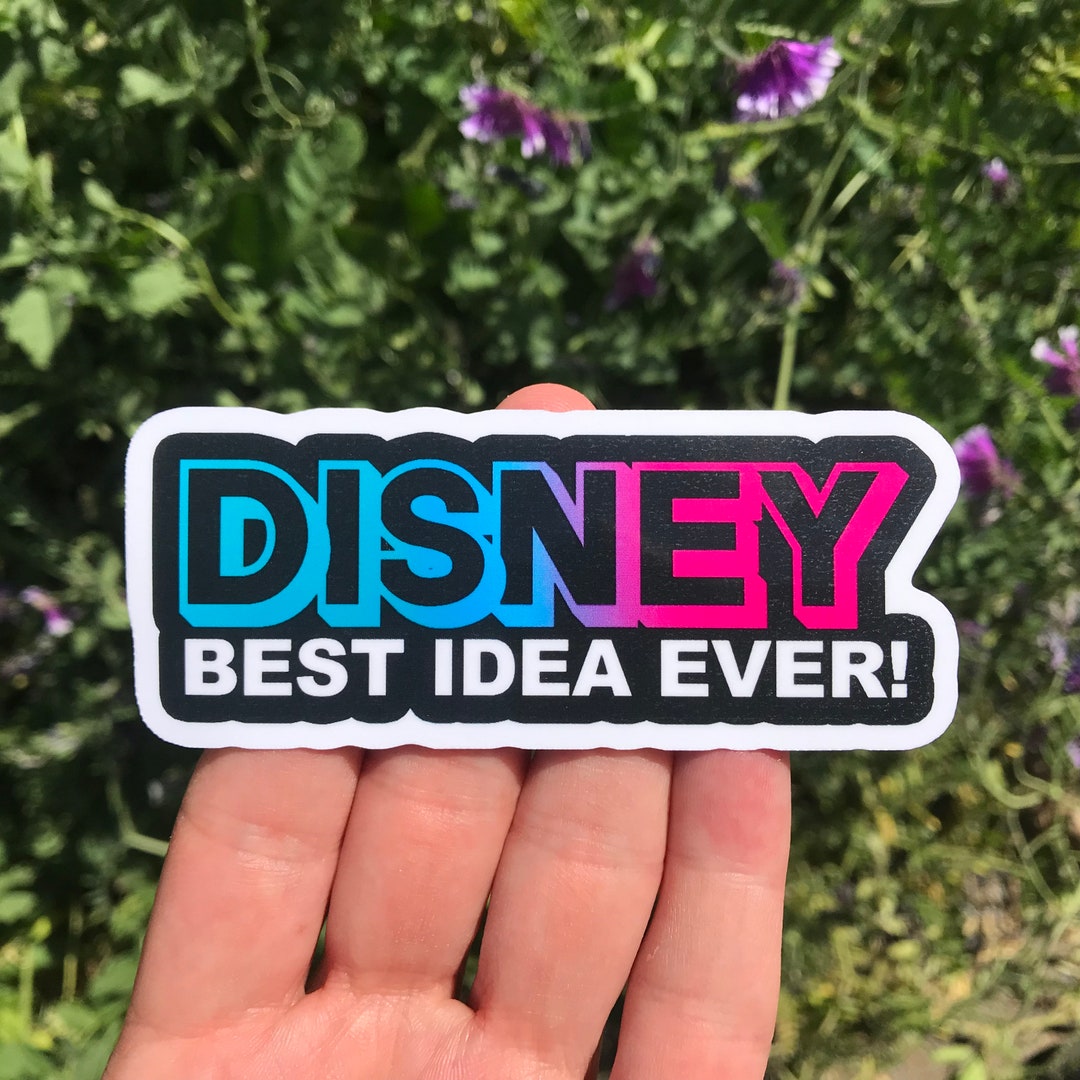 Disney Best Idea Ever! Sticker & Magnet - Etsy