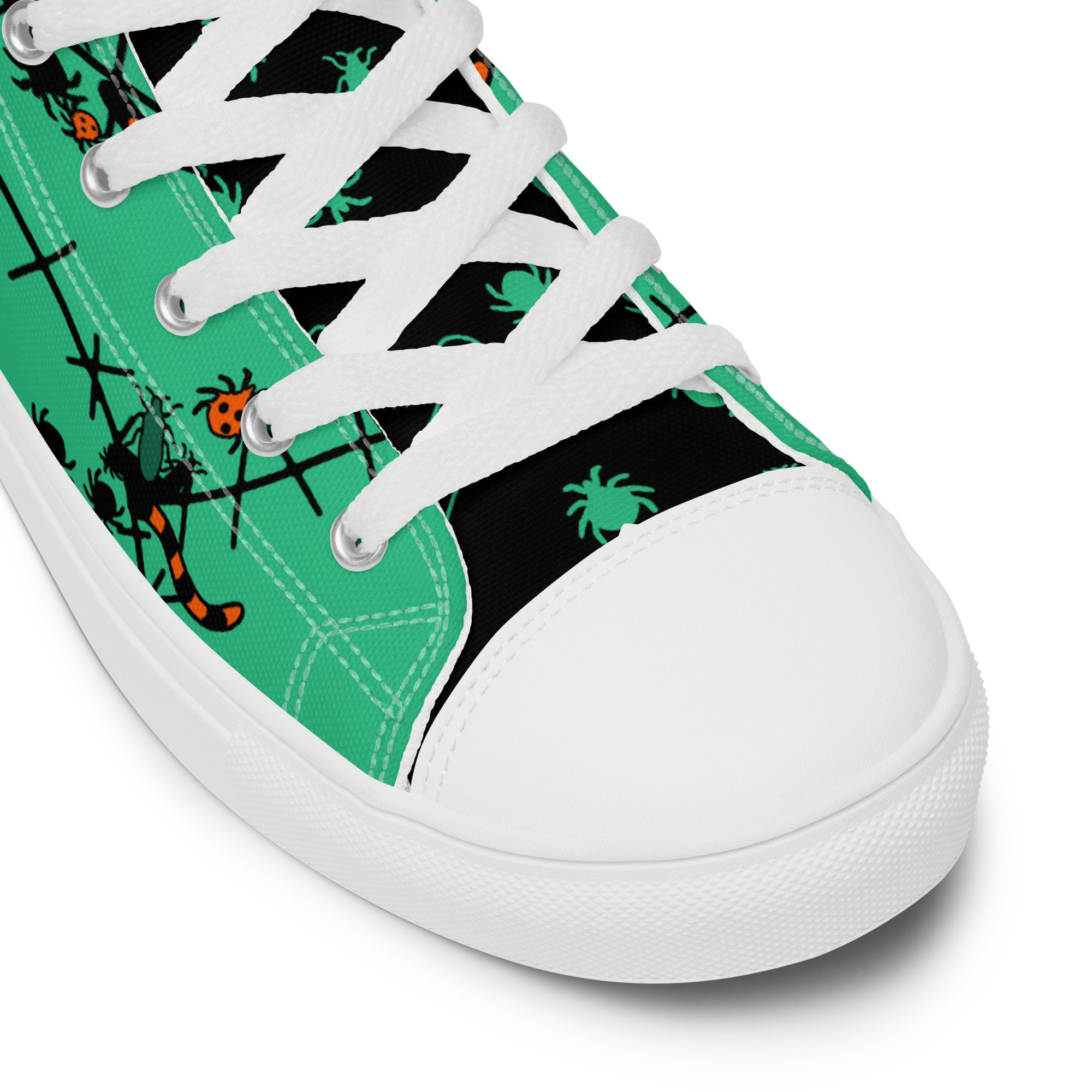 Womens Oogie Boogie High Top Canvas Shoes - Etsy