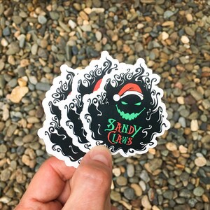 Sandy Claws Oogie Boogie Sticker & Magnet - Etsy
